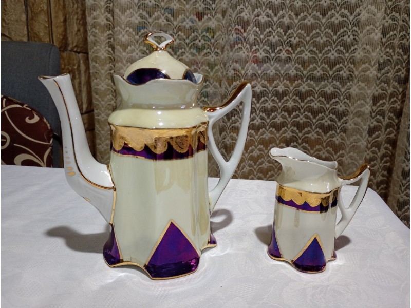 Akcija maj-Art Deco čajnik i bokalče Nemačka