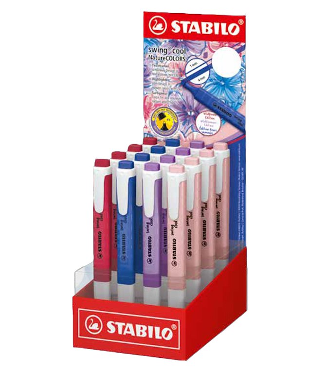 Signir STABILO swing cool Nature colors Wildflower Edition Display 1/16