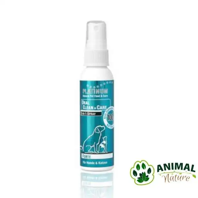 Platinum OralClean+Care Forte sprej za naslage kamenca i neprijatan dah kod pasa i mačaka 100 ml