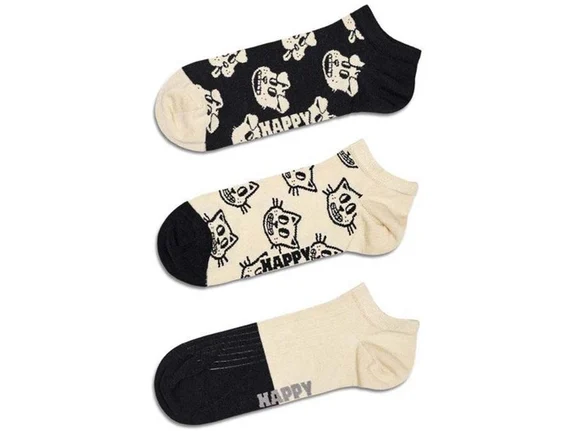 Happy Socks Muške čarape Pets Low Socks 3-Pack