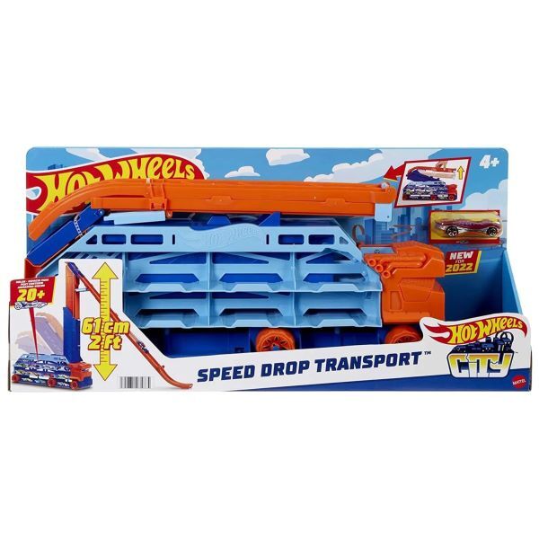 HOT WHEELS SPEED DROP TRANSPORTER SA STAZOMID: EK000856623