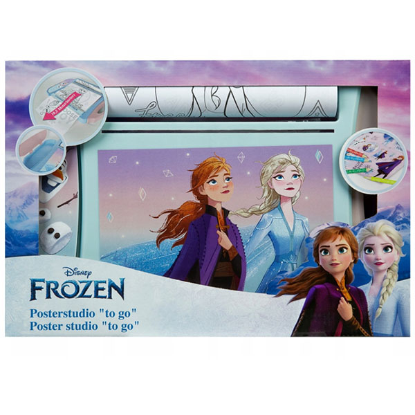 Frozen kreativni set Posterstudio To Go sa stikerima FRUW4053