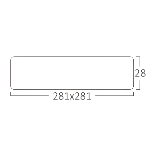 LED PANEL 24W NADGRADNI KVADRATNI 4000K BP04-42410 Braytron
