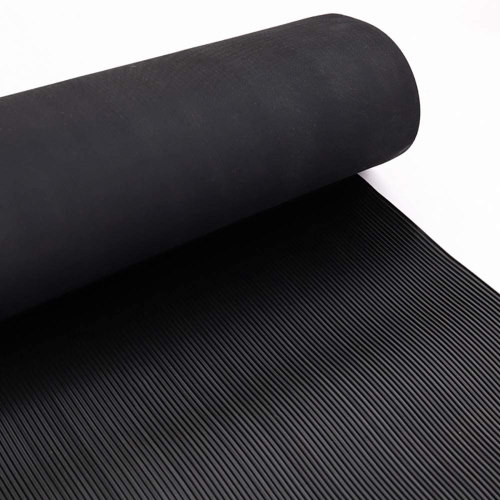 Gumena ploča u rolni Sitan Dezen Crna protivklizna – 3 x 1250mm