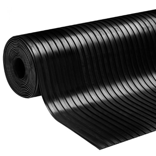 Gumena ploča u rolni Krupan Dezen Crna protivklizna – 4,5 x 1200mm