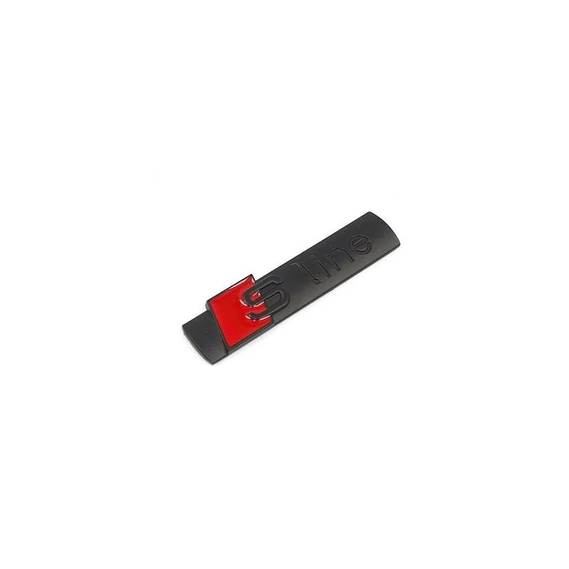 3D Natpis S Line crni – metalni – 08625