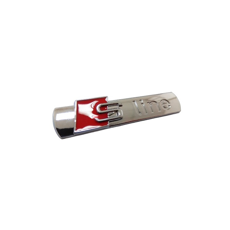 3D Natpis S line silver – metalni – 3606