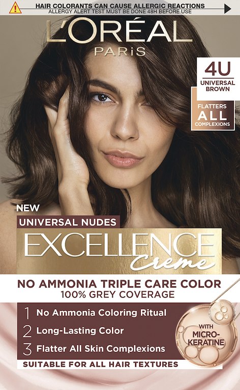 L'Oreal Paris Excellence Universal Nudes boja za kosu 4UID: EK000854171