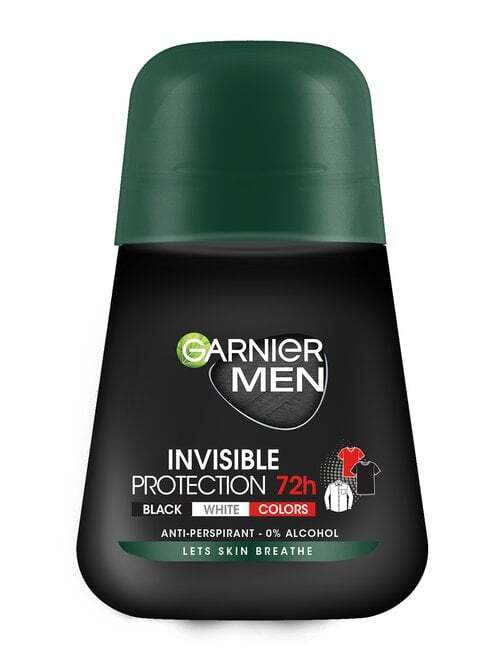 Garnier Mineral Deo Men Invisible Black, White & Colors Roll-on 50 mlID: EK000851940