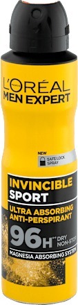 L'Oreal Paris Men Expert Invincible Sport 96h dezodorans u spreju 150 mlID: EK000854197