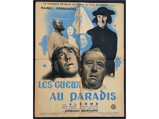 1946 Sirotinja u raju - originalni filmski plakat