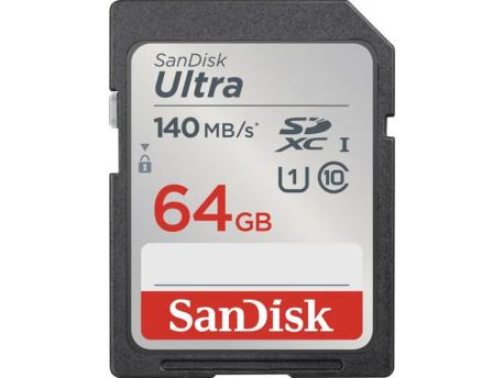 SANDISK SDXC 64GB Ultra, SDSDUNB-064G-GN6IN