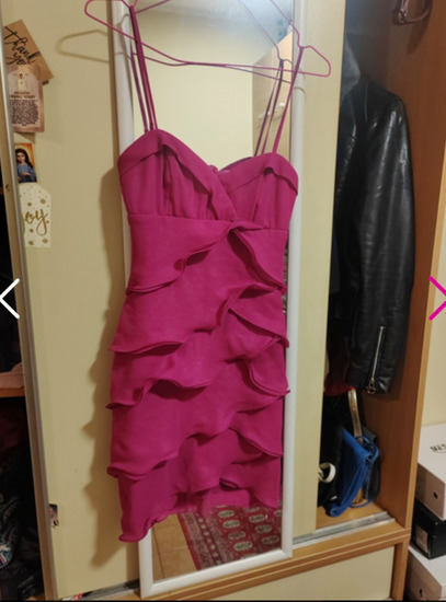 Pink haljina na bretele