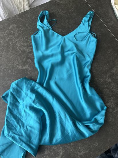 Zara tirkizna saten