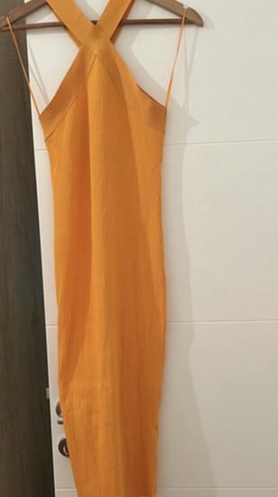 Zara orange haljina
