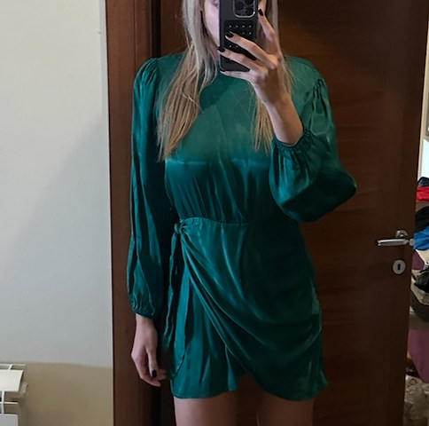 Zara zelena haljinica(moja slika)