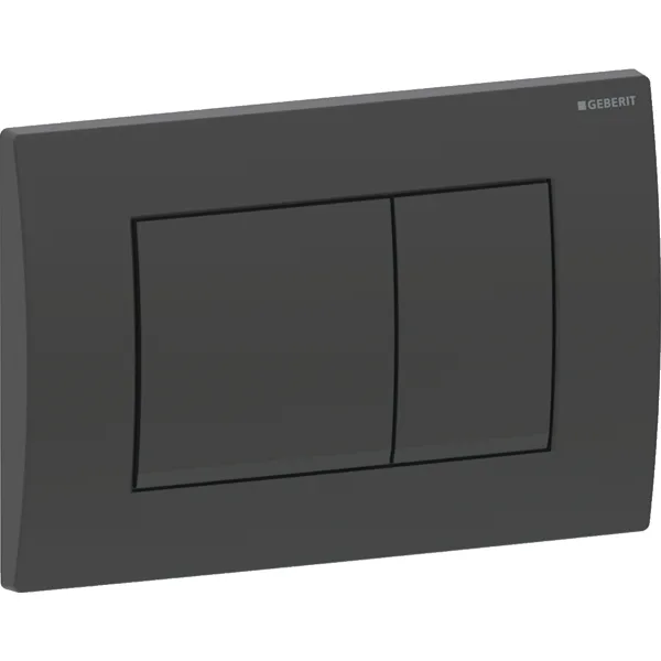 Geberit Delta20 tipka pravougaona crna mat 115.137.14.1