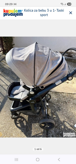 Kolica za bebe 3 u 1 - Taski sport