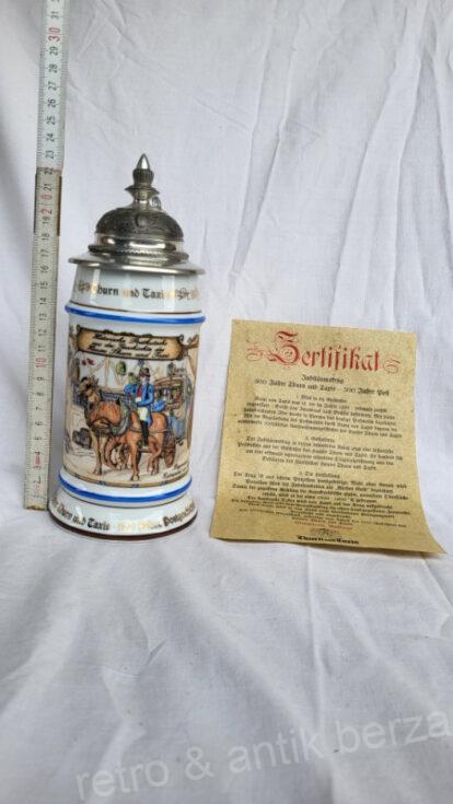 Porculanska Krigla 500 godina Pošte – Thurn und Taxis Limitirano