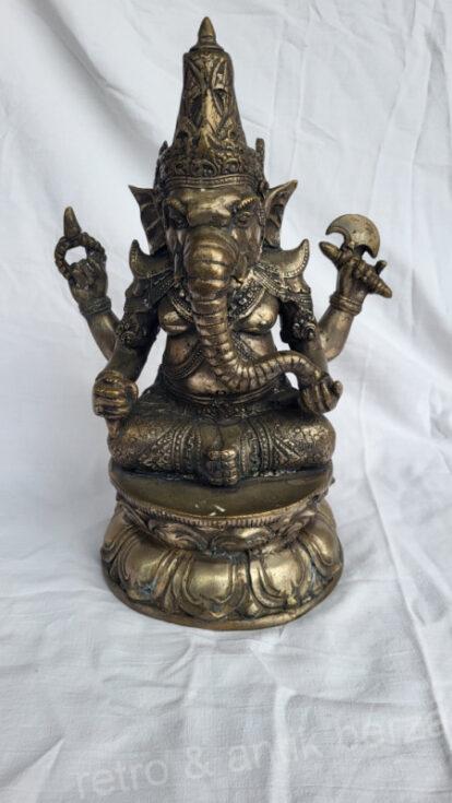 Antikna Mesingana Figura Ganesha (Ganeša) – 23cm / Ručni rad