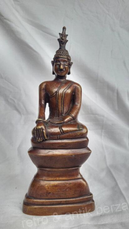 Antikna bronzana figura Buda (Thailand) – 23cm / Kolekcionarski