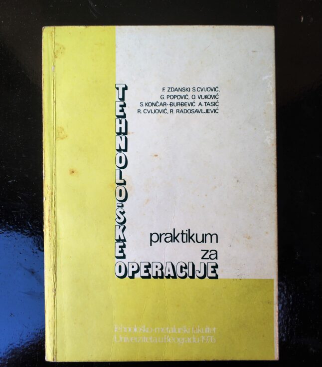 Tehnološke operacije praktikum