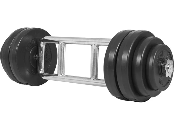 GORILLA SPORTS Šipka za triceps sa više rukohvata + Set plastičnih tegova (35 kg)
Trening snage nikad nije bio lakši zahvaljujući podesivom setu tegova i šipke
Trening snage nikad nije bio lakši...