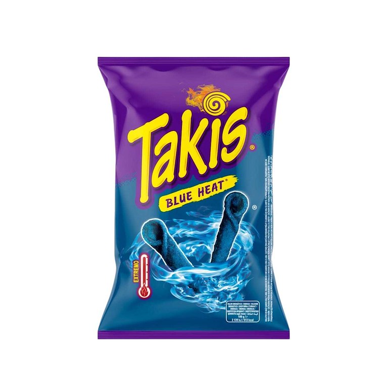 Takis tortilja blue heat 90g takis