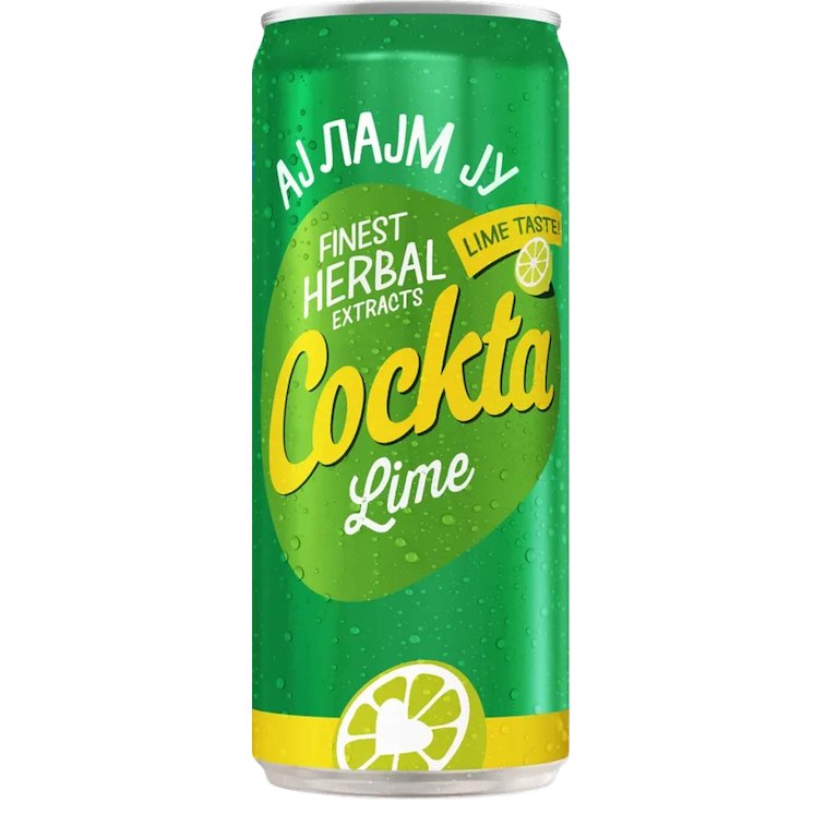 Sok cockta limeta 0,33l can