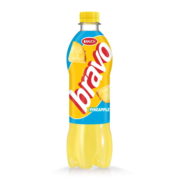 Sok bravo ananas 0.5l pet rauch