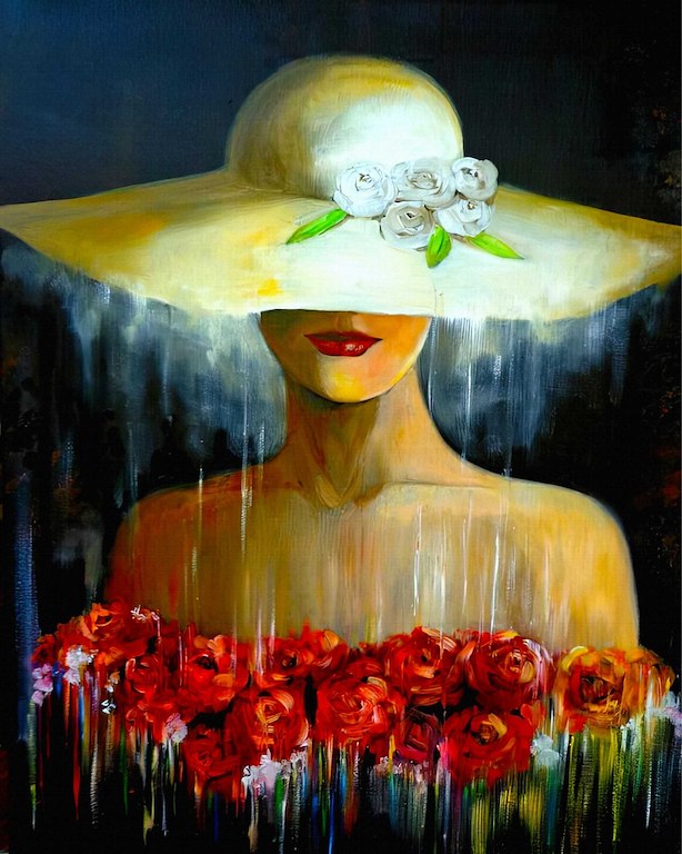 Sina, uramljena slika 40x50cm , 50x70cm i 60x80cm