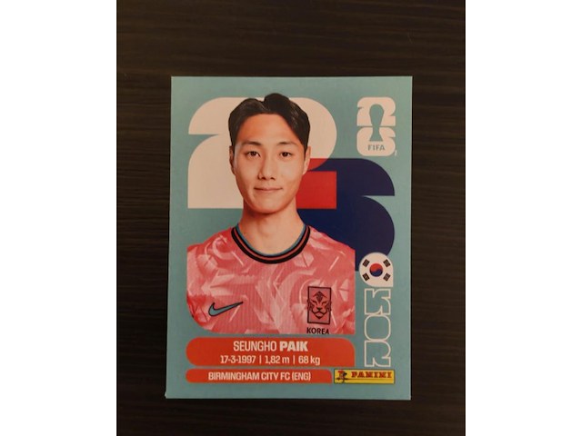 Panini FIFA 2026 USA KOR 14