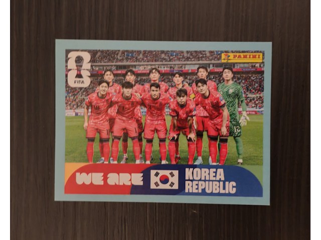 Panini FIFA 2026 USA KOR 13