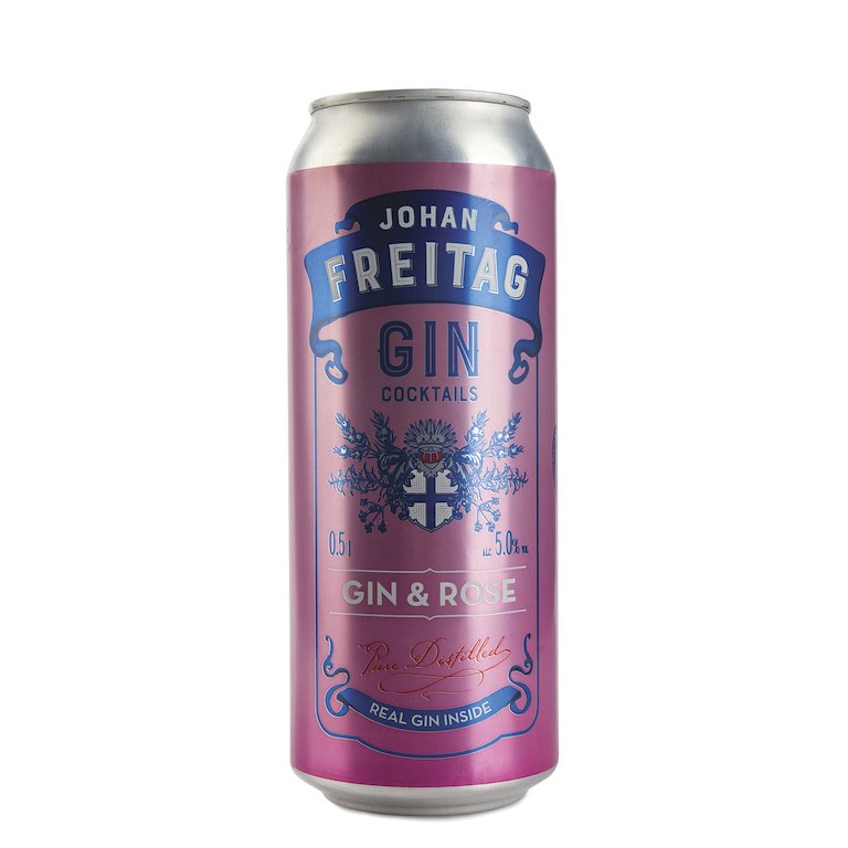 Johan freitag koktel gin rose 0.5l