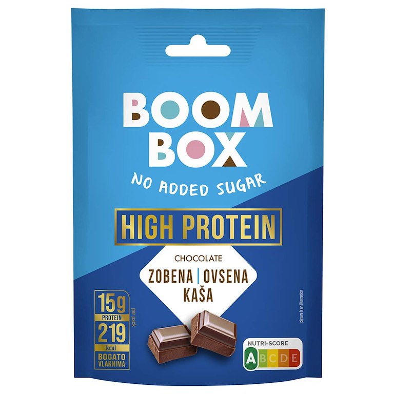 Boom Box kaša ovsena protein čokolada 60g boom box