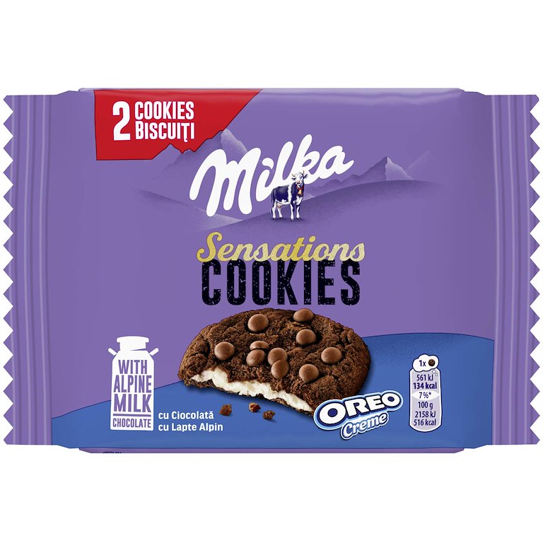 Milka keks sensation oreo 52g milka