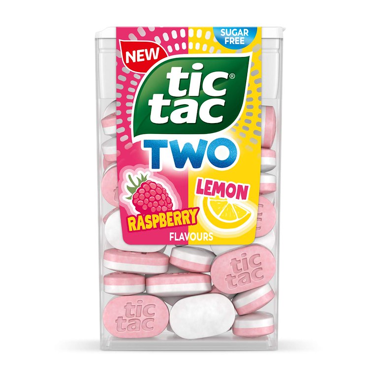 Tic Tac bombone two raspberry lemon 38.5g tic tac