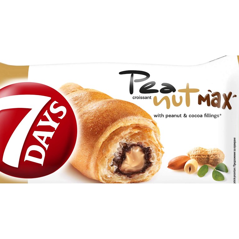 7 Days kroasan max peanut 80g 7 days