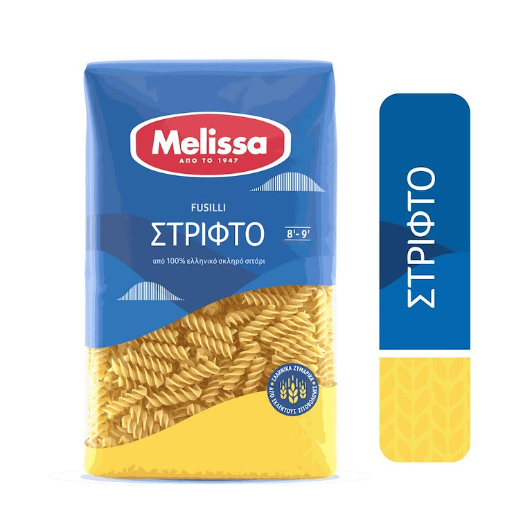 Melissa testenina fusilli 500g melissa
