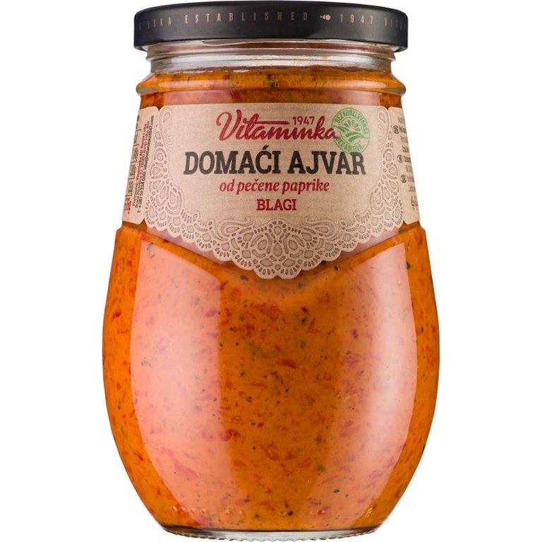Vitaminka ajvar domaći blagi 310g vitaminka