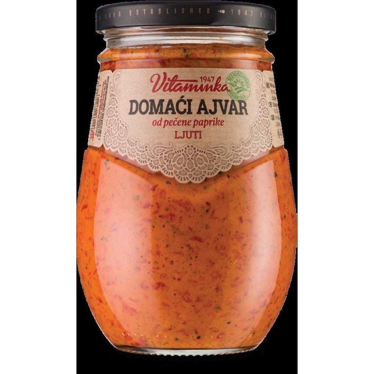 Vitaminka ajvar domaći ljuti 310g vitaminka