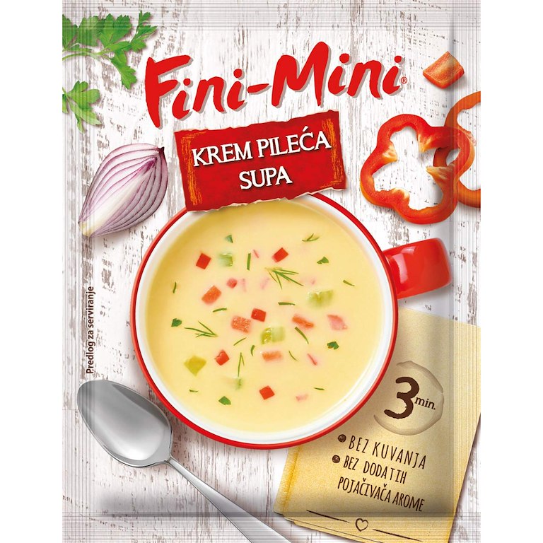 Podravka krem supa fini-mini pileća 18g podravka