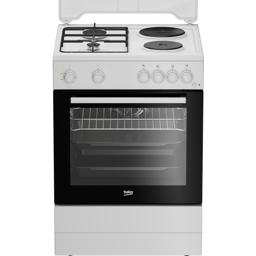 Beko FBE64010WDN Kombinovani šporet, Rerna sa ventilatorom, 60 cm
