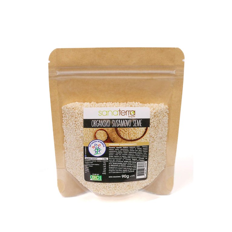 Sanaterra seme susama organsko 90g sanaterra