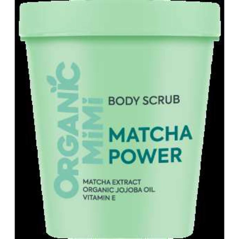 Organic Mimi piling za telo matcha power 250g organic mimi