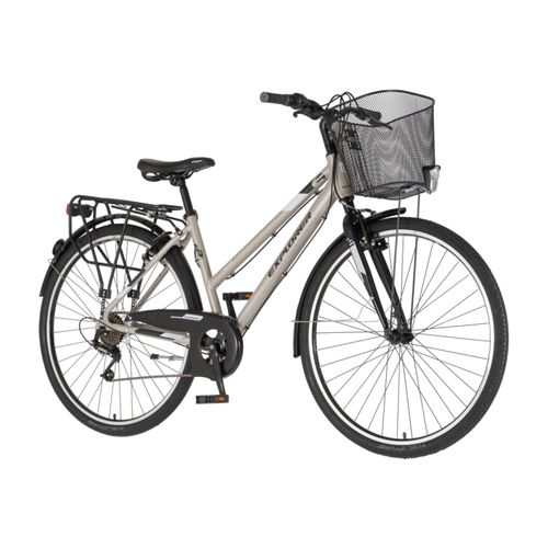 Bicikl Tour Explorer Axys Lady 28" Alu 17" V-Brake 6 Brzina 155-178cm (S/M) Sivi