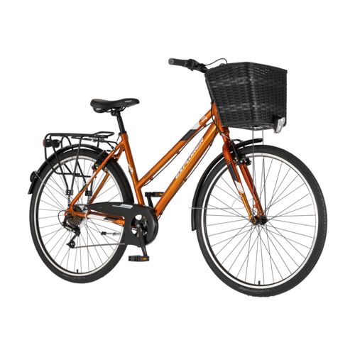 Bicikl Tour Explorer Axys Lady 28" Alu 19" V-Brake 6 Brzina 155-178cm (S/M) Narandžasti Perla