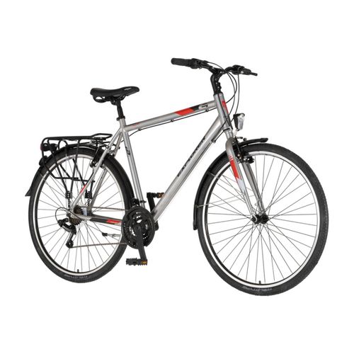 Bicikl Tour Explorer Axys Pro 28" Alu 23" V-Brake 18 Brzina 175-193cm (Xl) Srebrni