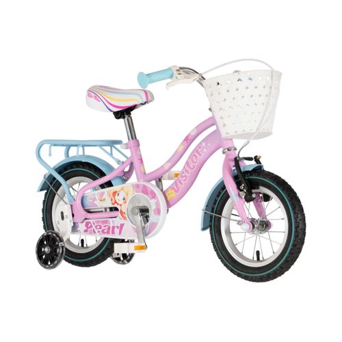 Bicikl Kids Visitor Pearl 12" 8" V-Brake Kontra 95-115cm (12") Roze