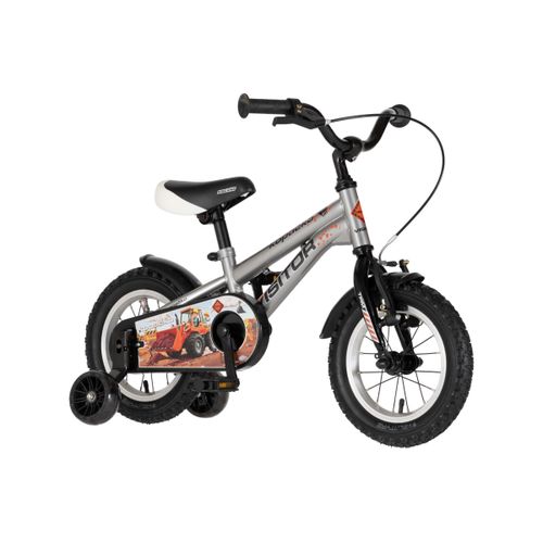 Bicikl Kids Visitor Kopacko 12" 8" V-Brake Kontra 95-115cm (12") Srebrni Uv Sjaj